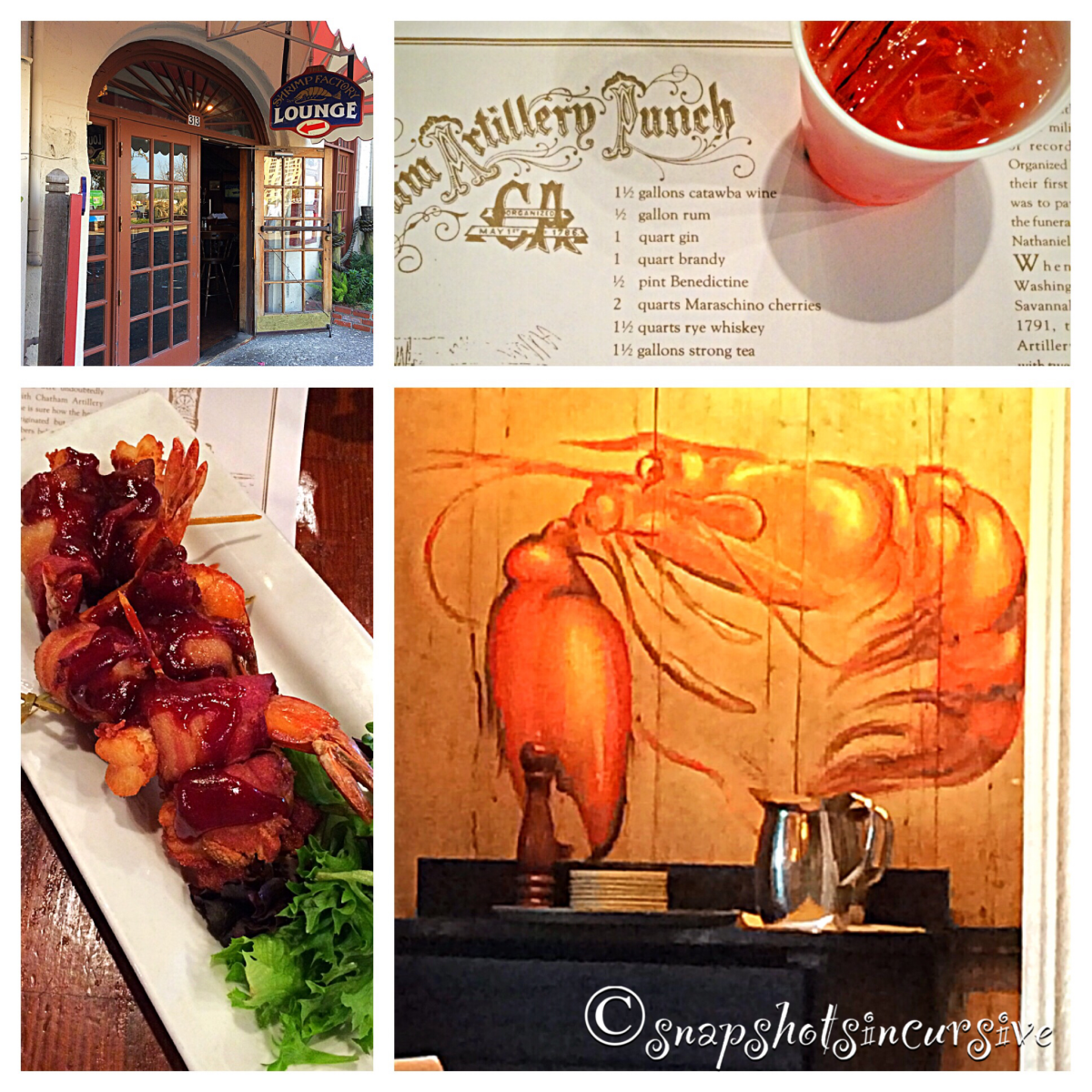 Dining Outside the Home: The Shrimp Factory in Savannah, Georgia ...