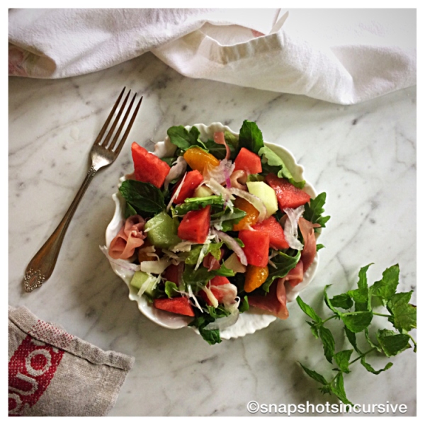 Xigua Watermelon Salad | snapshotsincursive
