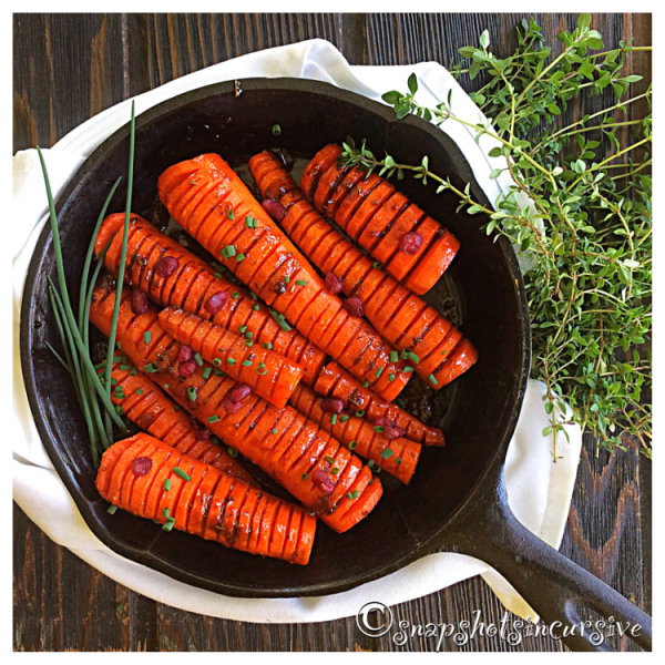 Hasselback Honey-Roasted Carrots | snapshotsincursive