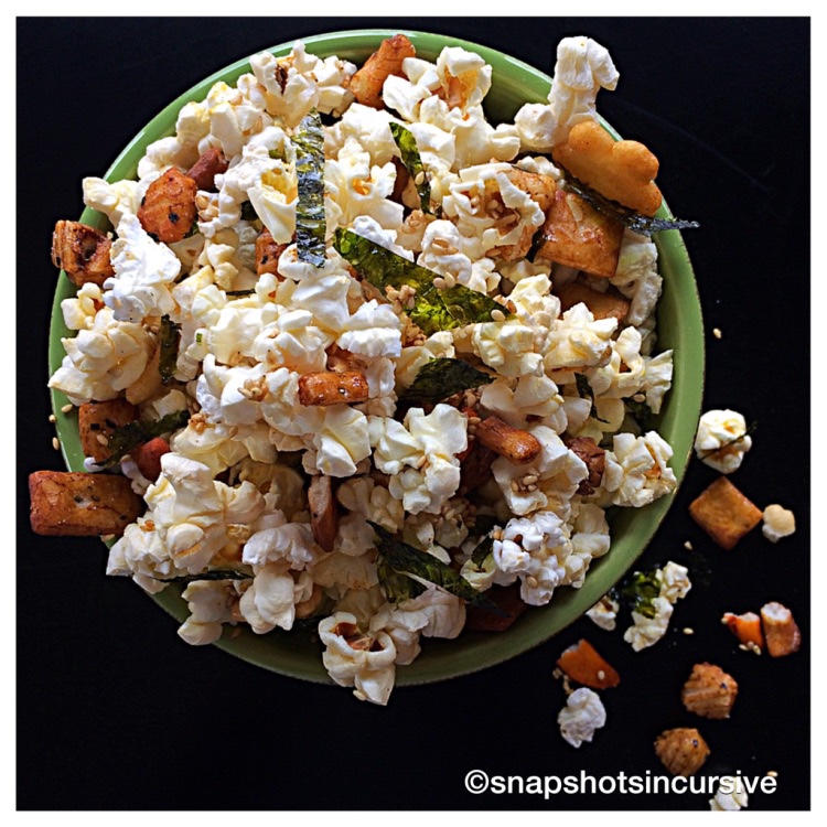 Nori Sesame Popcorn | snapshotsincursive