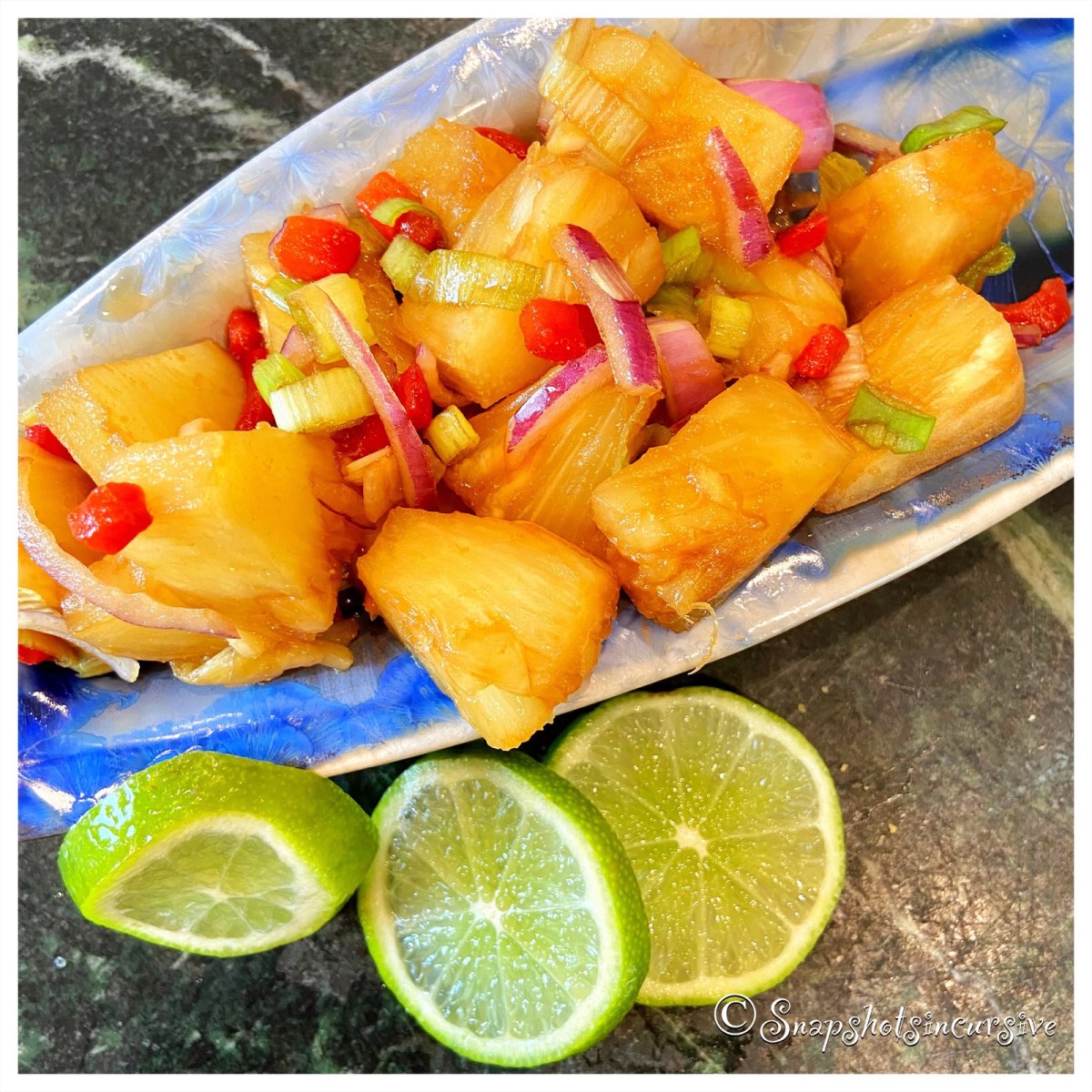 Island Pineapple Salsa | snapshotsincursive