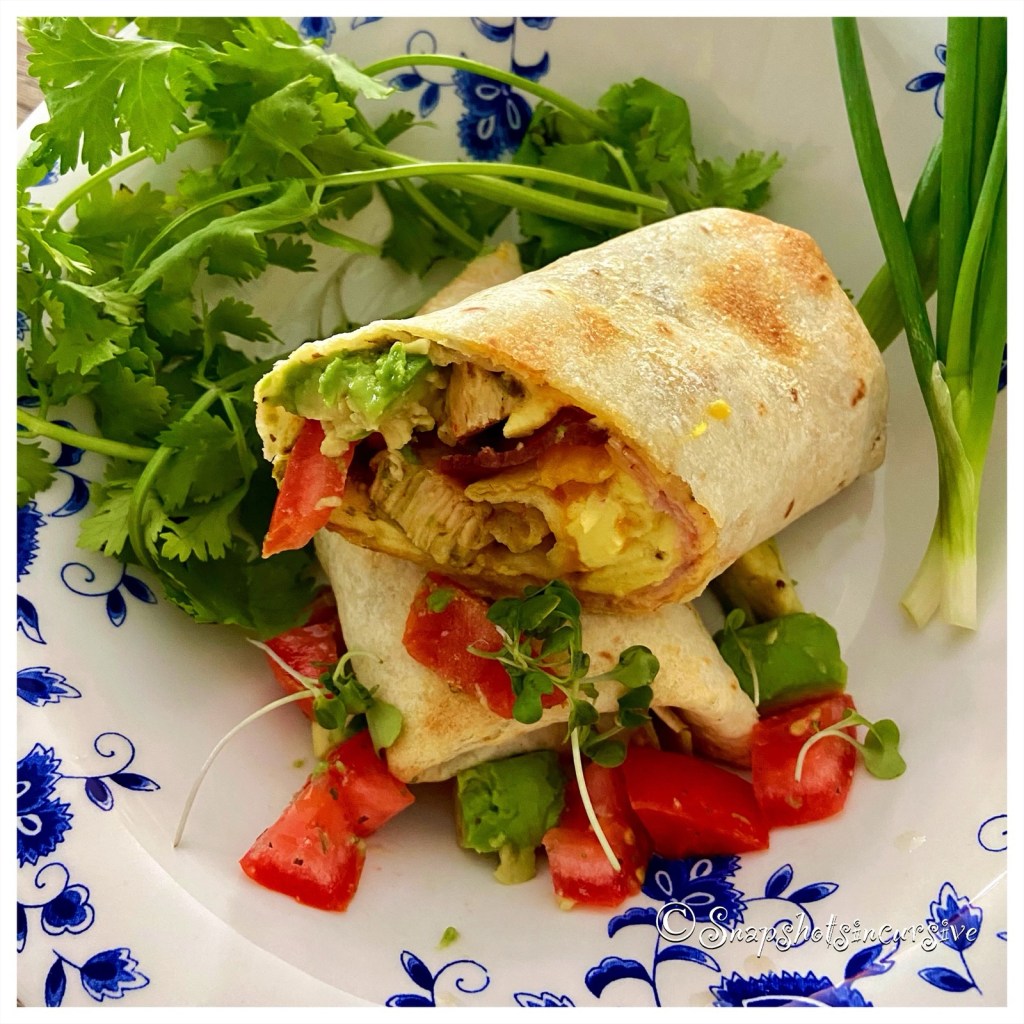 Zesto Pesto Breakfast Burrito | snapshotsincursive