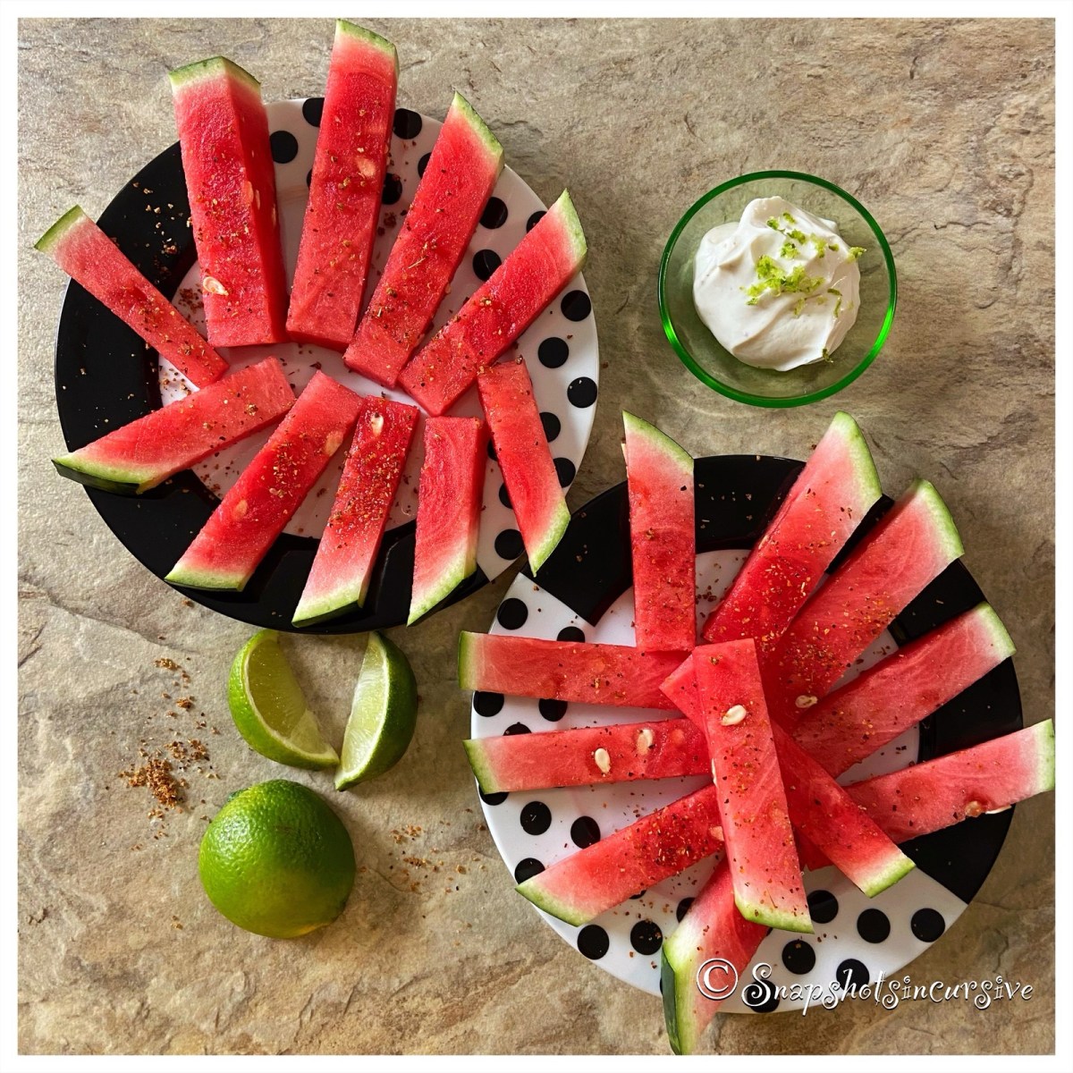 Lime Watermelon Sticks | snapshotsincursive
