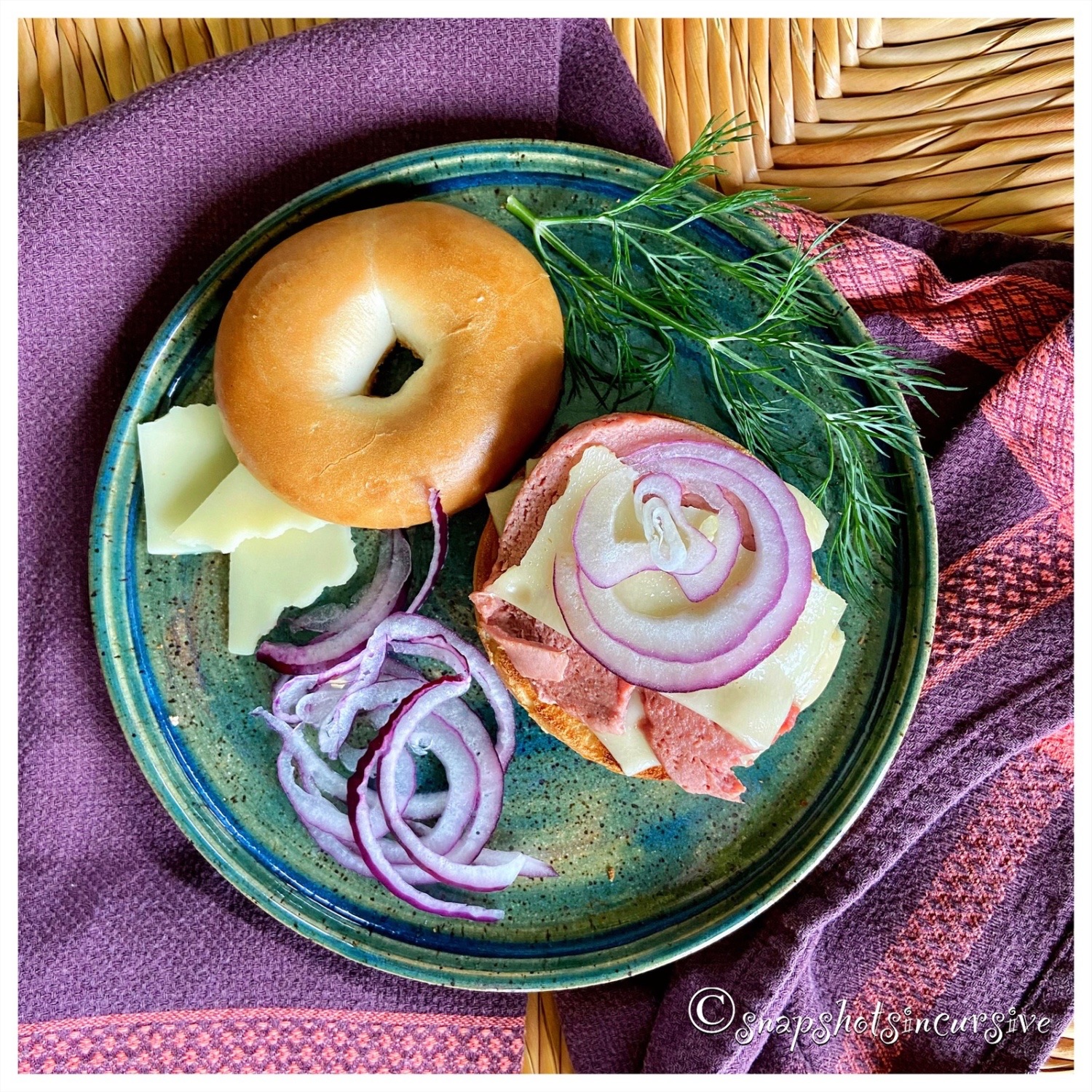 Braunschweiger Swiss Bagel | snapshotsincursive