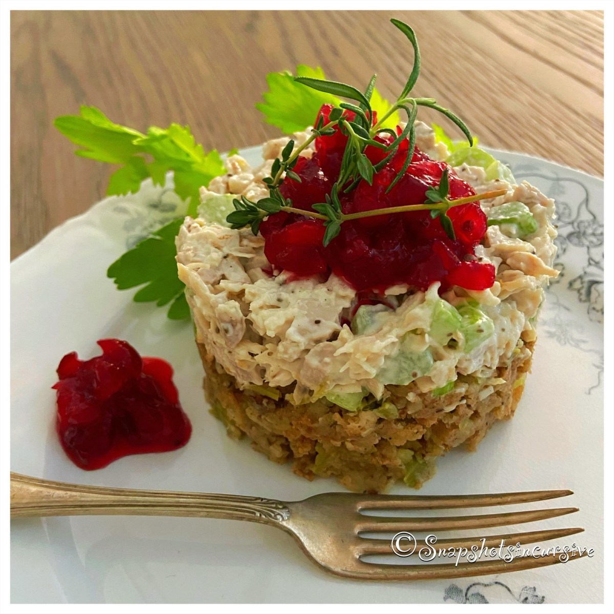 Leftover Turkey Tower | snapshotsincursive