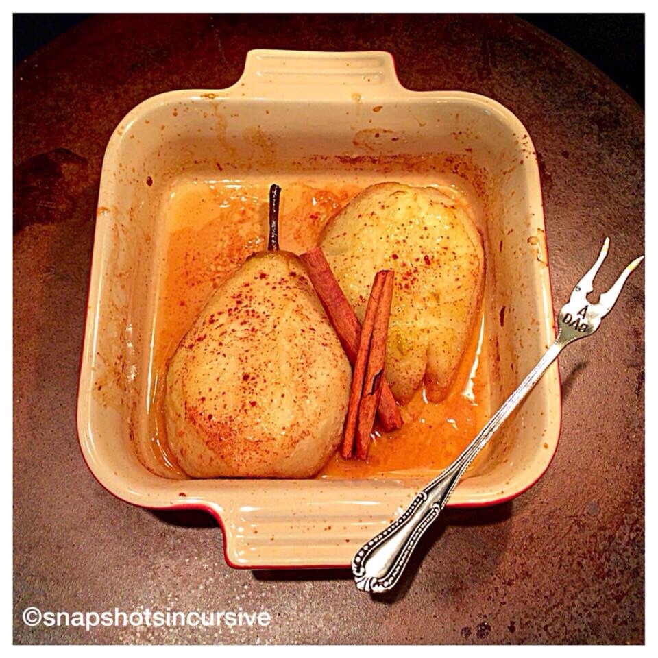 Oven-Glazed Pears | snapshotsincursive