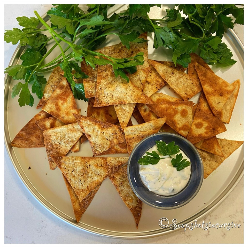 Fried Lavash Triangles | snapshotsincursive